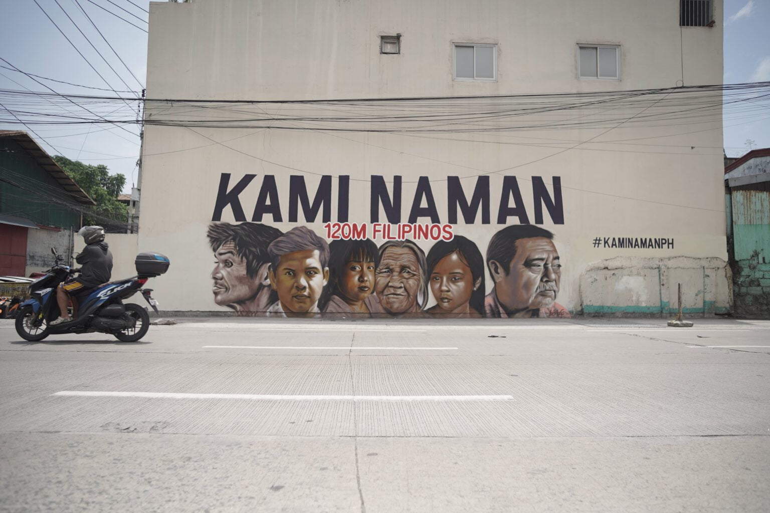 Bold Mural Echoes Filipino Cry for Unity - Kami Naman!